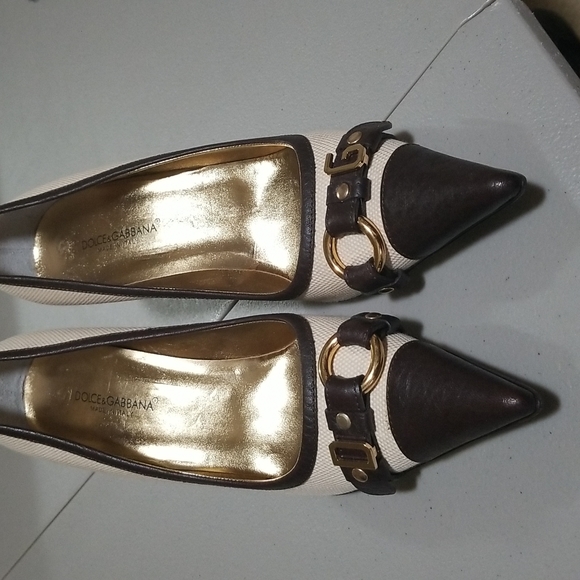 Dolce & Gabbana | Shoes | Solddolce Gabbana Stunning Two Tone Heels ...